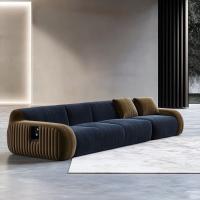 China Corner Sofa Velvet Style Modern Design Living Room U-shaped Hotel Light Luxury Modular Combination for sale