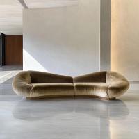 China Corner Sofa Velvet Style Modern Design Living Room U-shaped Hotel Light Luxury Modular Combination for sale
