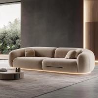 China Two Seat Modern Velvet Fabric Living Room Sectional Sofa Set For Bedroom Style Comfort for sale