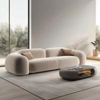 China Two Seat Modern Velvet Fabric Living Room Sectional Sofa Set For Bedroom Style Comfort for sale