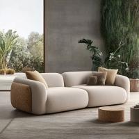 China Two Seat Modern Velvet Fabric Living Room Sectional Sofa Set For Bedroom Style Comfort for sale