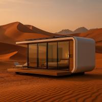 China Durable Using Various Prefab Container House Tiny Portable Home Tiny Modular House Camping Hotel Space Capsule for sale
