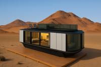 China Durable Using Various Prefab Container House Tiny Portable Home Tiny Modular House Camping Hotel Space Capsule for sale