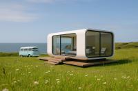 China Soundproof OEM ODM Modular Private Office Pods Outdoor Capsule For Exterior Garden Backyard for sale