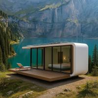 China Modular 7 Luxury Prefab Steel Smart Tiny Space Capsule Home Prefabricated Capsule Room Hotel Capsule House Outdoor for sale