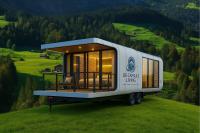 China Modular 7 Luxury Prefab Steel Smart Tiny Space Capsule Home Prefabricated Capsule Room Hotel Capsule House Outdoor for sale