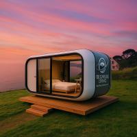 China Modular 7 Luxury Prefab Steel Smart Tiny Space Capsule Home Prefabricated Capsule Room Hotel Capsule House Outdoor for sale