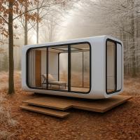 China Spain Hotel Space Capsule House 5 Star Steel Buildings Space Capsule Container Houses Commercial House Space Capsule for sale