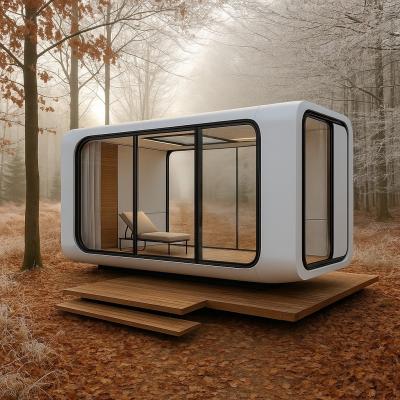 China Spain Hotel Space Capsule House 5 Star Steel Buildings Space Capsule Container Houses Commercial House Space Capsule for sale