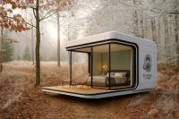 China Spain Hotel Space Capsule House 5 Star Steel Buildings Space Capsule Container Houses Commercial House Space Capsule for sale