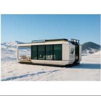 China Intelligent System Outdoor Camping Cabin House Mobile Home Space Prefabricated Room Space Capsule for sale