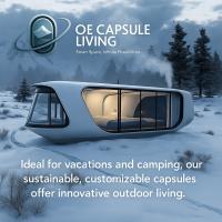 China Intelligent System Outdoor Camping Cabin House Mobile Home Space Prefabricated Room Space Capsule for sale