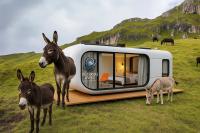 China Luxury 20ft Modern Shipping Container House Small Residential Prefab Steel Structure For Hotels Villas Apartment Space for sale