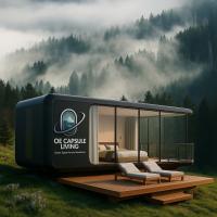 China Luxury Prefabricated Modular Houses Holiday Resort Hotel Windproof Apple Cabin Capsule House for sale