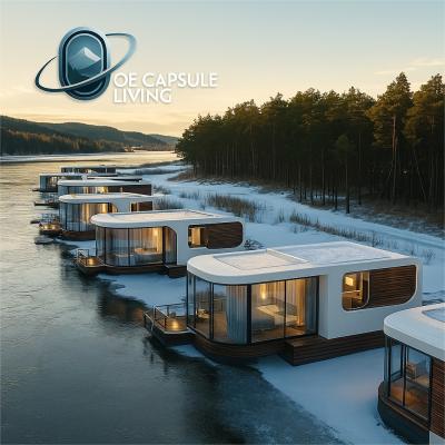China 20/40ft Chinese Style Modular Prefab Tiny House Container Steel Material Cabin For Hotels Office Use for sale
