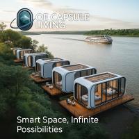 China 20/40ft Chinese Style Modular Prefab Tiny House Container Steel Material Cabin For Hotels Office Use for sale