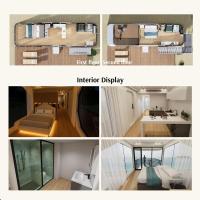 China Detachable Cabin House Parks Mobile Garden House With Roof Portable Outdoor Storage Cabin For Garden for sale