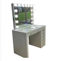 China Stock In US Bedroom Dressers Makeup Table Dressing Desk With  Mirror Girl Cosmetic Vanity for sale