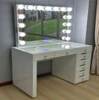 China Stock In US Bedroom Dressers Makeup Table Dressing Desk With  Mirror Girl Cosmetic Vanity for sale
