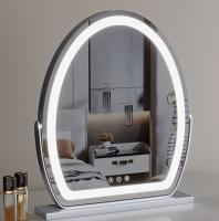 China Oval LED Vanity Mirror with Smart Touch Buttons and USB Charging for Personal Beauty for sale