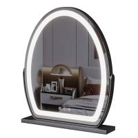 China Oval LED Vanity Mirror with Smart Touch Buttons and USB Charging for Personal Beauty for sale