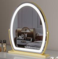 China Oval LED Vanity Mirror with Smart Touch Buttons and USB Charging for Personal Beauty for sale