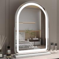 China Modern LED Light Makeup Mirror with USB Charging and Natural Light Simulation for Tabletop Use for sale