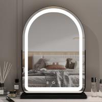 China Modern LED Light Makeup Mirror with USB Charging and Natural Light Simulation for Tabletop Use for sale