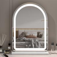 China Modern LED Light Makeup Mirror with USB Charging and Natural Light Simulation for Tabletop Use for sale