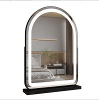 China Modern LED Light Makeup Mirror with USB Charging and Natural Light Simulation for Tabletop Use for sale