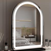 China Modern LED Light Makeup Mirror with USB Charging and Natural Light Simulation for Tabletop Use for sale