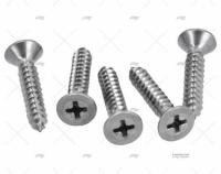 China DIN7982 Countersunk Head Self Tapping Screw Carbon Steel Stainless Steel 2.2x4mm to 6.3x100mm Zinc Plated for sale
