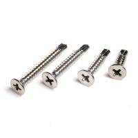 China DIN7982 Countersunk Head Self Tapping Screw Carbon Steel Stainless Steel 2.2x4mm to 6.3x100mm Zinc Plated for sale