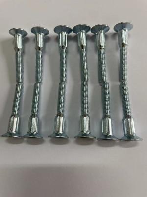 China Grade 4.8 Zinc Plated Hex Bolt M6x75 Carbon Steel with Washer Assembled for Building for sale