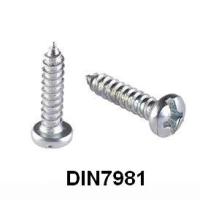 China Grade 8.8 Stainless Steel Construction Screws DIN7981 Round Head Self Tapping Screws for sale