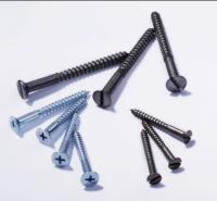 China DIN Standard Chipboard Wood Screws Grade 4.8 8.8 Zinc Plated Carbon Steel Stainless Steel Size 4 to 14 Length 9mm to 120mm for sale