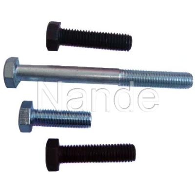 China Carbon Steel Hex Bolt Grade 8.8 Zinc Plated DIN933 M4 to M64 for Machinery for sale