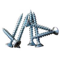 China DIN7991 Countersunk Wood Screw Zinc Plated Carbon Steel Size 4-14 Length 9mm-120mm for sale