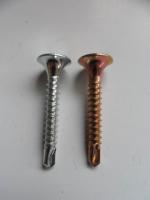 China DIN7504 BSW Screw Custom Black Round Head Screws For Plasterboard Applications for sale
