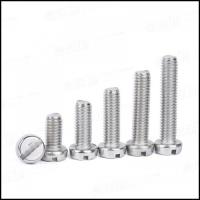 China Grade 6.8 OEM Screw DIN85 Slotted Pan Head Machine Screw M3 - M10 for sale