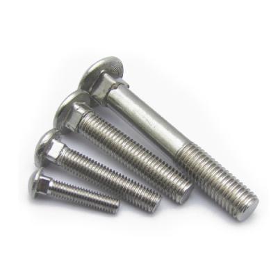 China DIN603 Mushroom Head Carriage Bolts M5 to M24 Square Neck Carbon Steel Grade 8.8 for sale