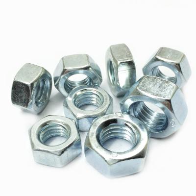 China DIN934 Hex Nut Carbon Stainless Steel M3 M64 Zinc Plated Durable Construction Fastener for sale