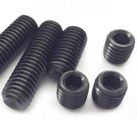 China Grade 8.8 Carbon Steel Socket Set Screw DIN916 Black Zinc M4-M8 Industrial Fastener for sale