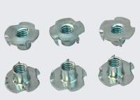 China DIN Standard Metal Nut Galvanized Four Prong T Nut M6 For Durable Mechanical Fastening for sale