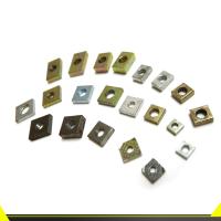 China M6 Square Head Nuts Grade 4.8 Carbon Steel Nuts for Industrial Applications for sale