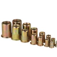 China ND809 Carbon Steel Rivet Nut Zinc Plated Heavy Duty Flat Head Industrial Fastener GOST for sale