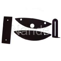China Precision Metal Stamping Bracket 300x300x2.5mm Carbon Steel Black Oxide Finish for sale