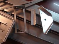 China Precision Metal Stamping Bracket 300x300x2.5mm Carbon Steel Black Oxide Finish for sale