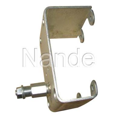 China Custom Carbon Steel Metal Stamping Bracket Zinc Coated Precision 0.02mm Tolerance for sale