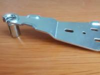 China Custom Carbon Steel Metal Stamping Bracket Zinc Coated Precision 0.02mm Tolerance for sale
